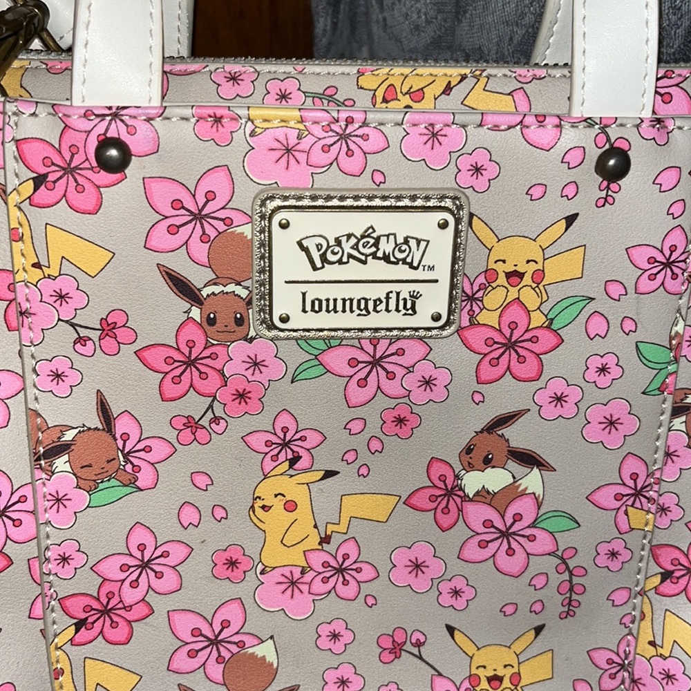 Eevee And Pikachu Floral Crossbody Pokemon Loungefly - Gem